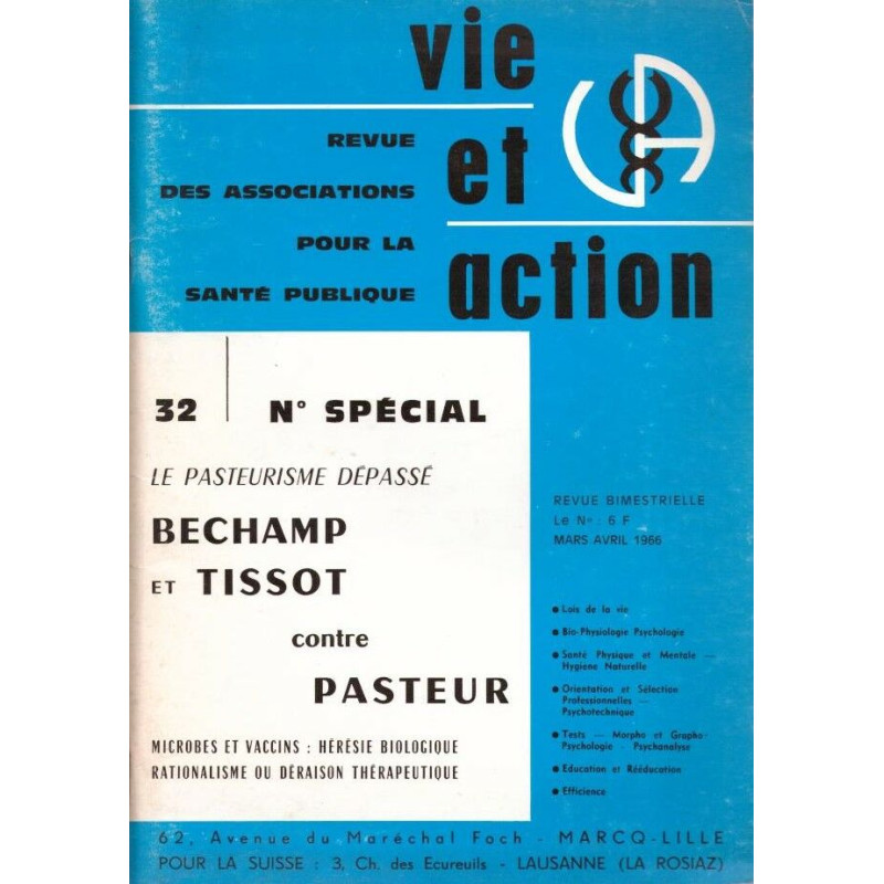 Bechamp et Tissot contre Pasteur - Librairie le Grand Chene